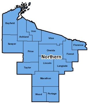 Area Administration: Northern Region | Wisconsin Department of Health ...
