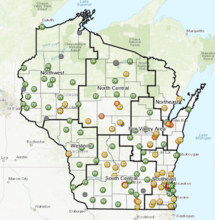 Wisconsin Trauma Care System Map | Wisconsin Department of Health Services